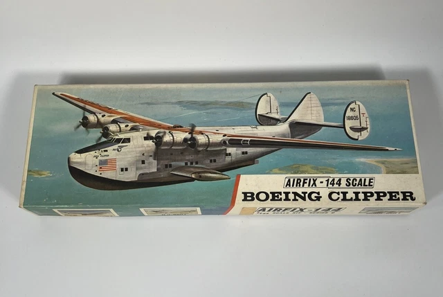 VINTAGE AIRFIX 1:144 Boeing Clipper Series C Plastic Model Kit SK602 ...