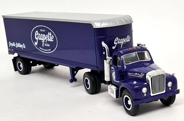 1ST GEAR 1/34 - Mack Model B-61 1960 Grapette Soda Diecast Model Truck ...