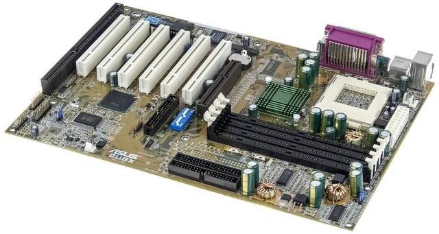 MAINBOARD ASUS CUBX PGA370 1xISA 6xPCI AGP 4xSDRAM ATX PS/2 2xUSB LPT 2xCOM £354.61 - PicClick UK