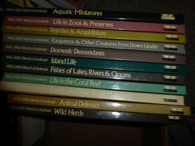 WILD, WILD WORLD OF ANIMALS BOOKS, Set of 11 Books, Published 1979 Time ...