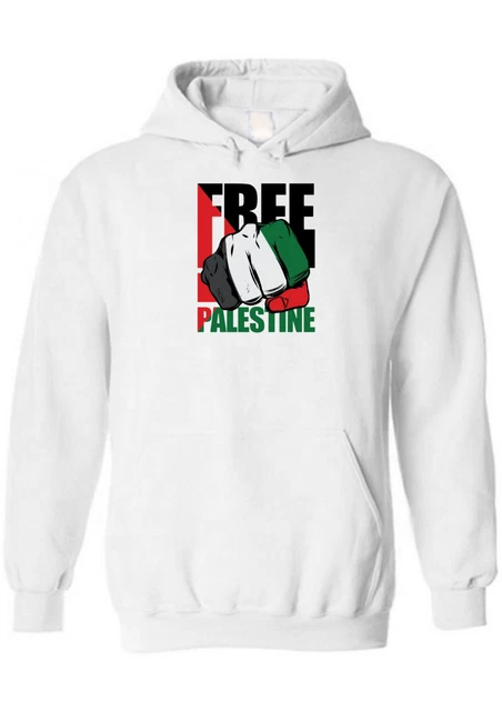 FREE PALESTINE FLAG Gaza Freedom Anti-War Protest Hoodie Mens Womens ...