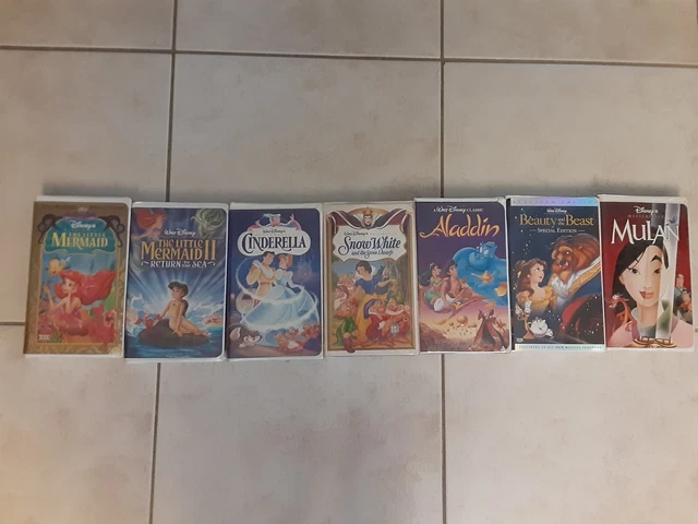 SEVEN DISNEY VHS tapes Disney Princesses £16.13 - PicClick UK