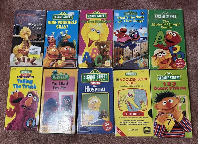 RARE SESAME STREET VHS Lot of 21 Tapes Vintage $82.38 - PicClick CA