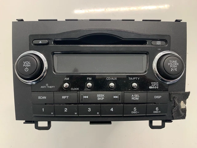 HONDA CRV MK3 OEM Radio/CD/Stereo Head Unit with code £62.50 - PicClick UK
