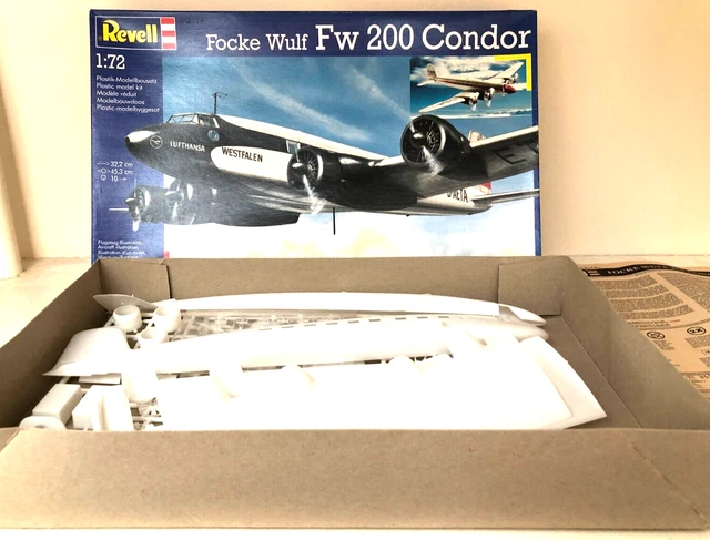 REVELL FOCKE WULF Fw 200 Condor Model Aircraft Kit 1:72 4387 Four ...