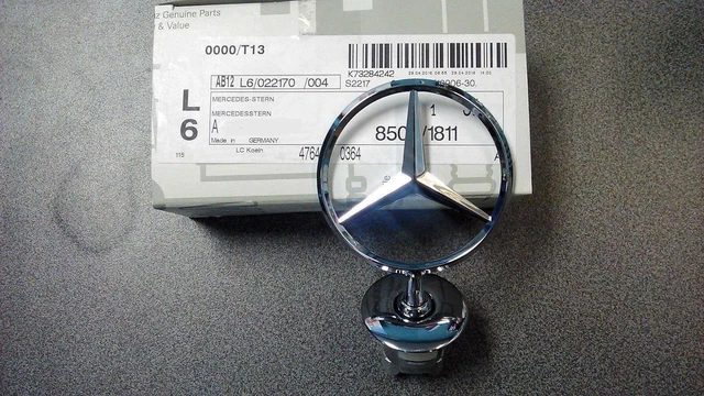 NEW GENUINE MERCEDES Hood Emblem Ornament Star W204 W205 W222 OEM ...