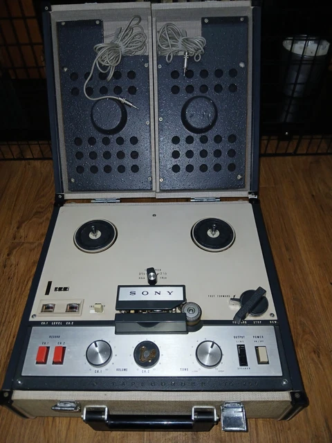 SONY CORP TC 200 4 Track Stereo 2-Speed Reel Tt Reel Tapecorder Vintage ...