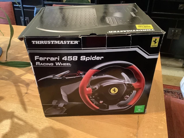 THRUSTMASTER FERRARI 458 spider racing wheel £65.00 - PicClick UK