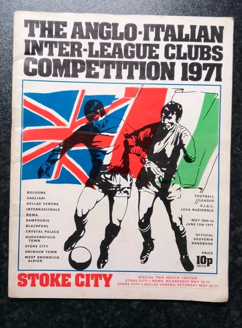 FOOTBALL PROGRAMMES JOBLOT 8 Internationals/Anglo-Italian Cup £2.24 ...