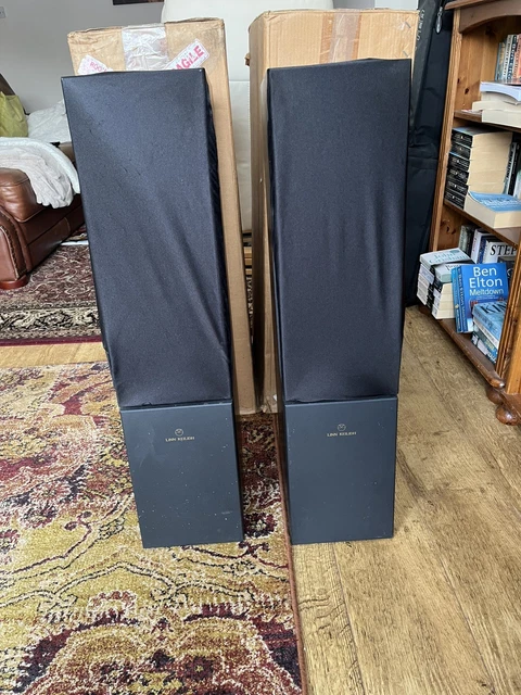 LINN KEILIDH SPEAKERS with boxes - 1 cone dome has a split so parts or ...