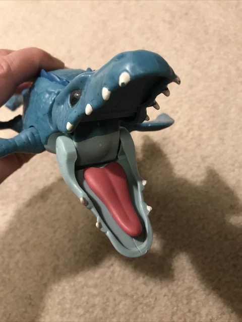 JURASSIC WORLD IMAGINEXT Mosasaurus Blue Dinosaurs Toy Figure Snapping ...
