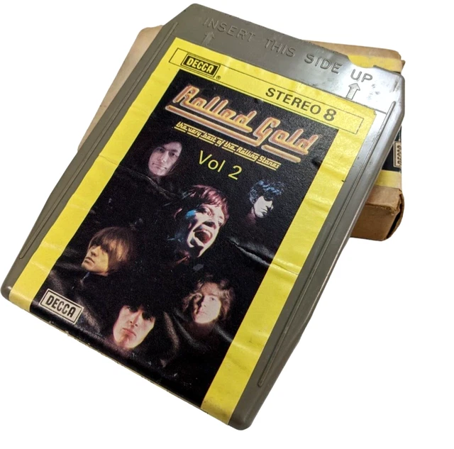 Rolling Stones Rolled Gold Boxed B 8 Track 8 Track Tape Cassette