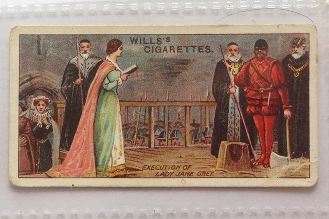 EXECUTION OF LADY Grey Wills Cigarettes 1912 Historic Events Trading ...