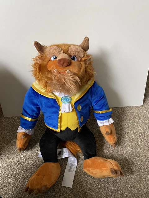 DISNEY STORE BEAUTY And The Beast BEAST Soft Toy 17” Plush Teddy £17.99 ...