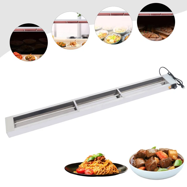 FOOD HEAT LAMP Overhead Food Warmer Commerical Infrared Strip Heater ...
