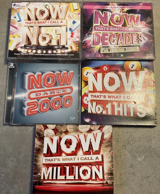 LOT OF 6 Now Thats What I Call Music CDs - Pop Hits Compilation Bundle ...