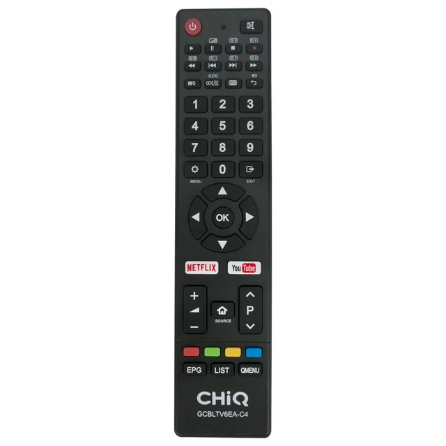 GCBLTV6EA-C4 REPLACEMENT REMOTE Control Fits F??r CHIQ Chiq TVs U65G6 ...