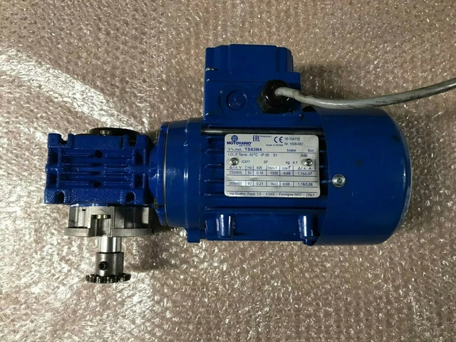 MOTORE MOTOVARIO TS63B4 con riduttore Motovario NMRV 030 EUR 285,00 ...