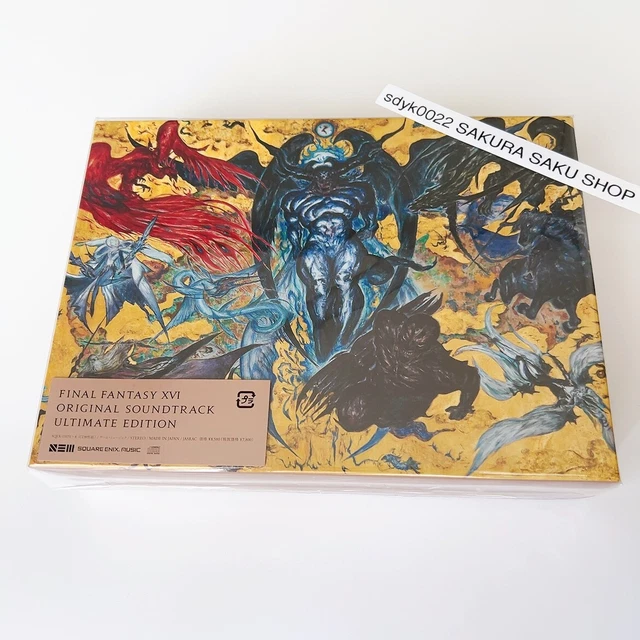 FINAL FANTASY XVI Original Soundtrack Ultimate Edition CD FF16 OST $100 ...