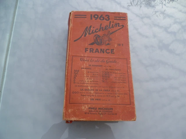 ANCIEN GUIDE MICHELIN 1963 complet gastronomie plans EUR 13,00 ...
