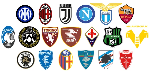SCUDETTI E STEMMI calcio Serie A in legno EUR 40,00 - PicClick IT