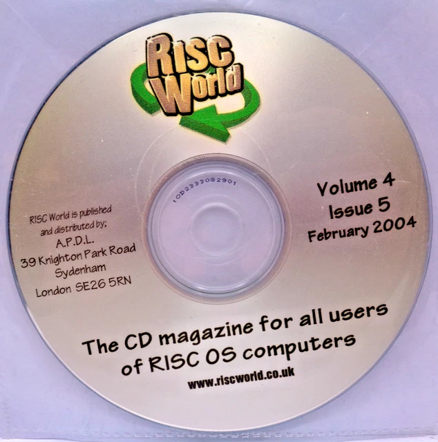 ACORN ARCHIMEDES -- Risc World Volume 4 Issue 5 (A.p.d.l. - Cd-Rom) EUR ...