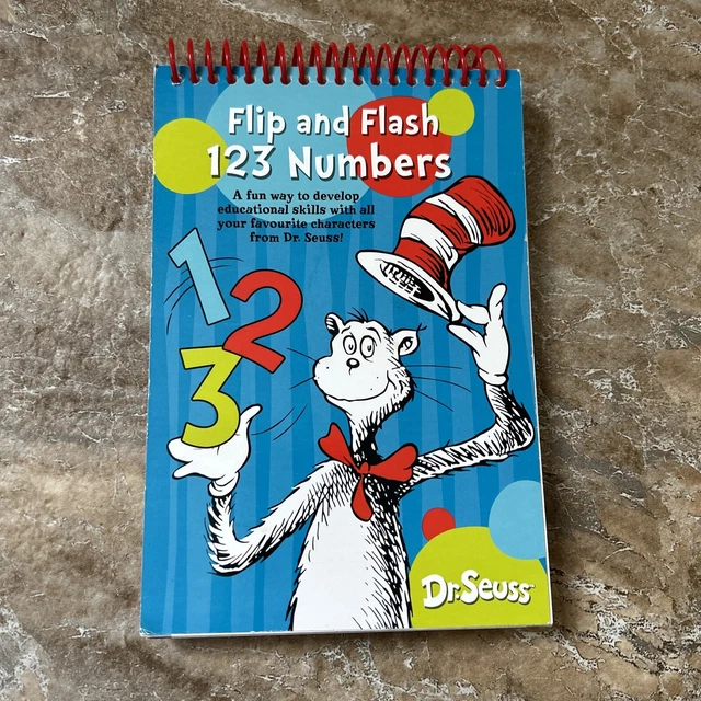 DR SUESS NUMBERS Flip and Flash Cards Learning Book New £5.99 - PicClick UK