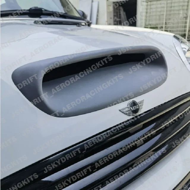 FOR MINI COOPER R53 FRP Unpainted Front Hood Scoop Bonnet Air Vent Duct ...