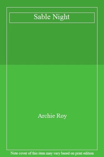 SABLE NIGHT BY Archie Roy EUR 47,48 - PicClick FR