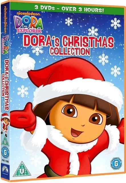 DORA THE EXPLORER Christmas Collection (DVD) NEW AND SEALED 3 Disc Box ...