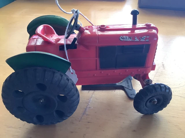 TRIANG MINIC TRACTOR + key, Clockwork, number 2, works. App 200 Mm Long ...