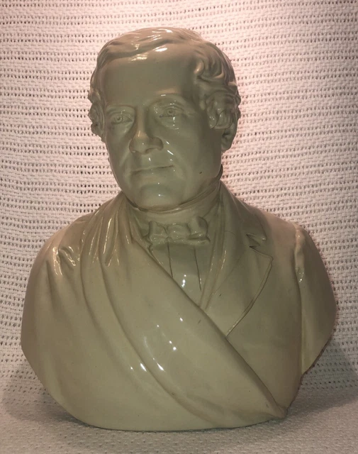 ANTIQUE 19THC WILLIAM Henry WH Goss Parian Porcelain Bust Washington ...