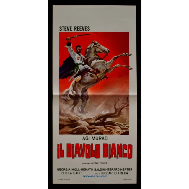AFFICHE LE DIABLE Blanc Steve Reeves Riccardo Freda Baldini B79 EUR 34 ...