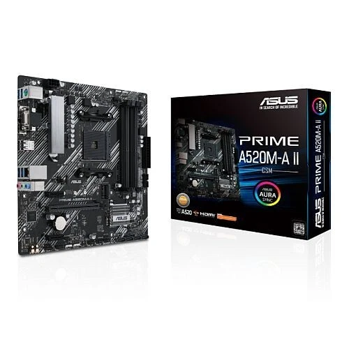 ASUS PRIME A520M-A II/CSM - Corporate Stable Model, AMD A520, AM4 ...