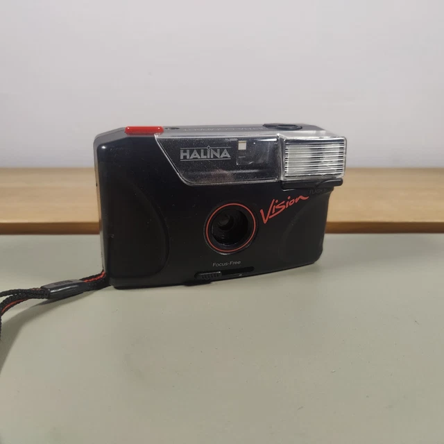 VINTAGE HALINA VISION XAS Auto Flash & Focus Compact Camera 35mm ...