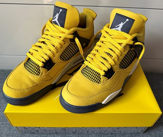 NIKE AIR JORDAN 4 Retro Lightning Tour Yellow CT8527 700 EU 44,5 US 10. ...