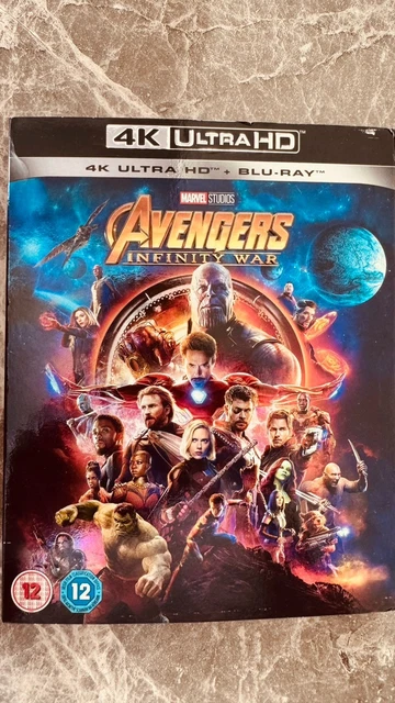 AVENGERS INFINITY WAR 4K Blu-ray £1.75 - PicClick UK