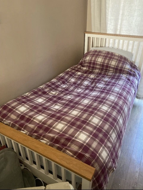 ARGOS AUBREY SINGLE Wooden Bed Frame- Two Tone £42.30 - PicClick UK