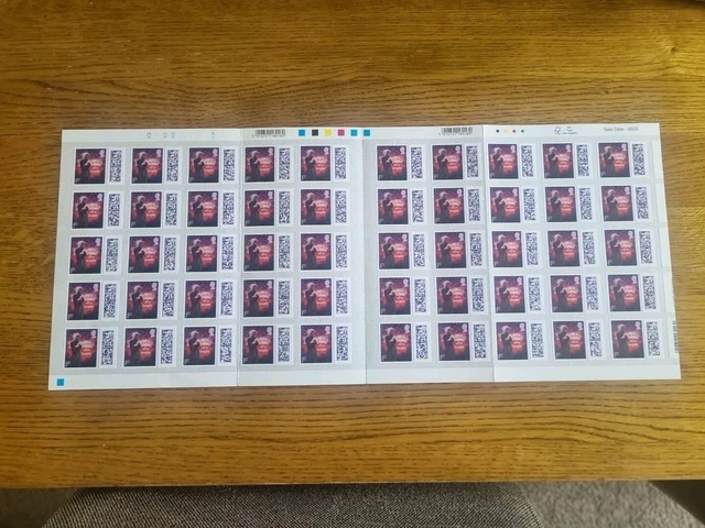 50 X ROYAL mail First Class stamps With Barcode £43.99 - PicClick UK