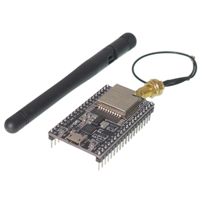 ESP32 WROOM 32U incl. 2.4G Stand Antenna DevKitC V4 Wifi Bluetooth ...