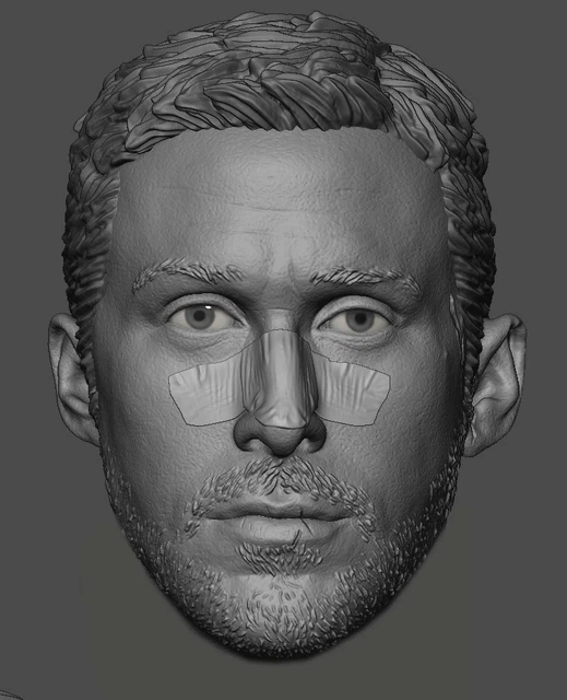 K BLADE RUNNER Ver C 1:18 scale custom unpainted Head 3.75" Action ...