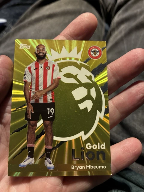 PREMIER LEAGUE 25/26 - Brentford - Bryan Mbeumo #GL4 Gold Lions ...