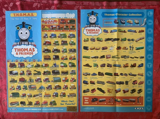 THOMAS THE TANK Engine And Friends Posters X 2 , Circa 2001 £5.00 ...
