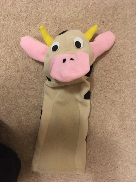 REPLICA OF RARE Vintage Cow Puppet as seen in Baby Einstein (Large) £59 ...