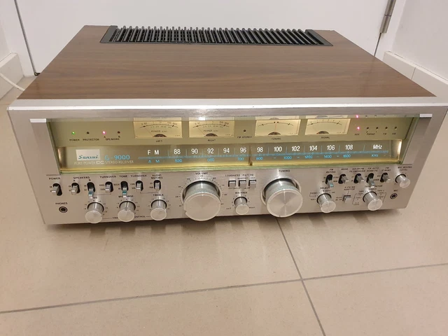RARITÄT SANSUI G 9000 STEREO-RECEIVER AMPLITUNER JAPAN FLAGGSCHIFF 2x ...
