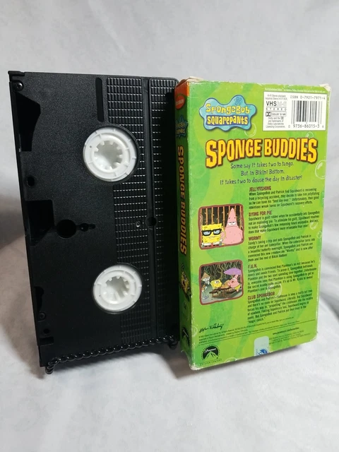 SPONGEBOB SQUAREPANTS SPONGE Buddies VHS Video Tape 2002 Nickelodeon ...