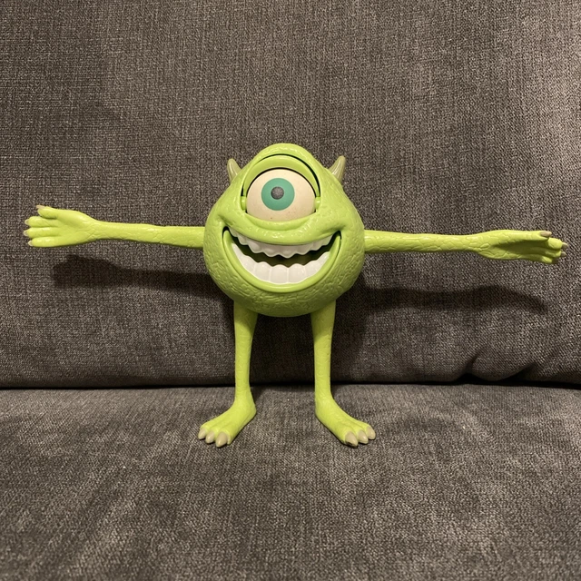 MIKE WAZOWSKI DISNEY Pixar Monsters Inc. Posable Figure 2002 McDonald’s ...