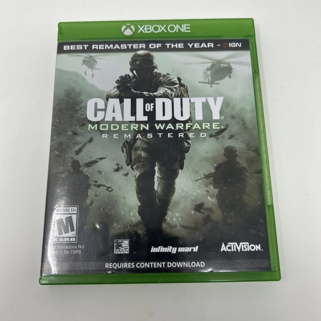 CALL OF DUTY: Modern Warfare - Remastered - Microsoft Xbox One Tested ...