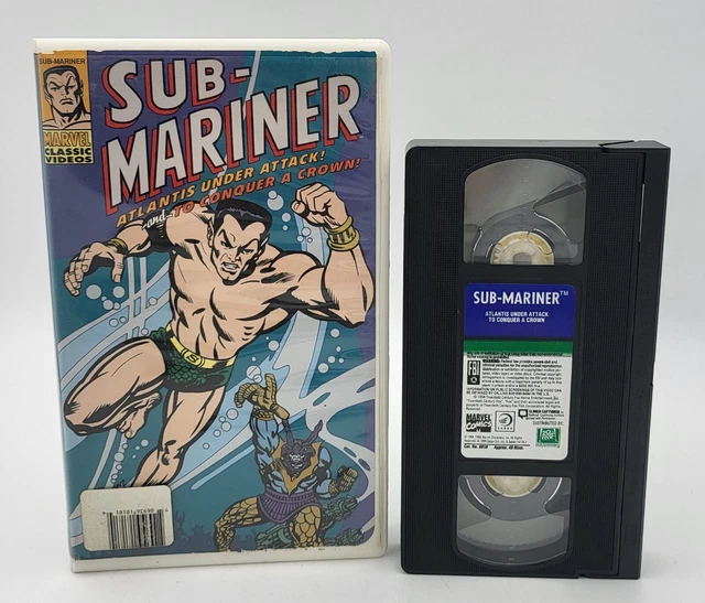 MARVEL CLASSIC VIDEOS Sub-Mariner Atlantis Under Attack VHS mit Clamshell EUR 12,38 - PicClick DE
