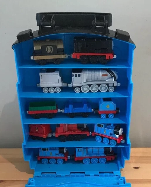 THOMAS THE TANK Engine Case & Trains Die Cast Talking Sound Light ...